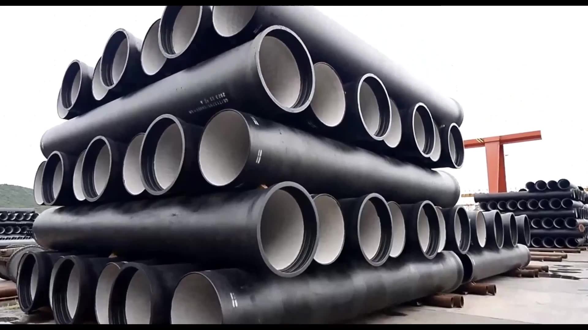 Dn150 Dn250 Ductile Iron Cast Bend Pipe En545 400mm C25 Diameter Pn40 - Buy 16 Iso 4179 150mm 6m ...