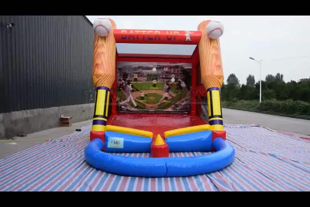 Carnival Inflatable Batter Up Teeball Game/inflatable Baseball Batting ...