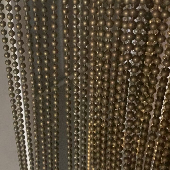 Spa Decoration Hanging Metal Bead Room Divider Screen - Buy Dubai Room ...