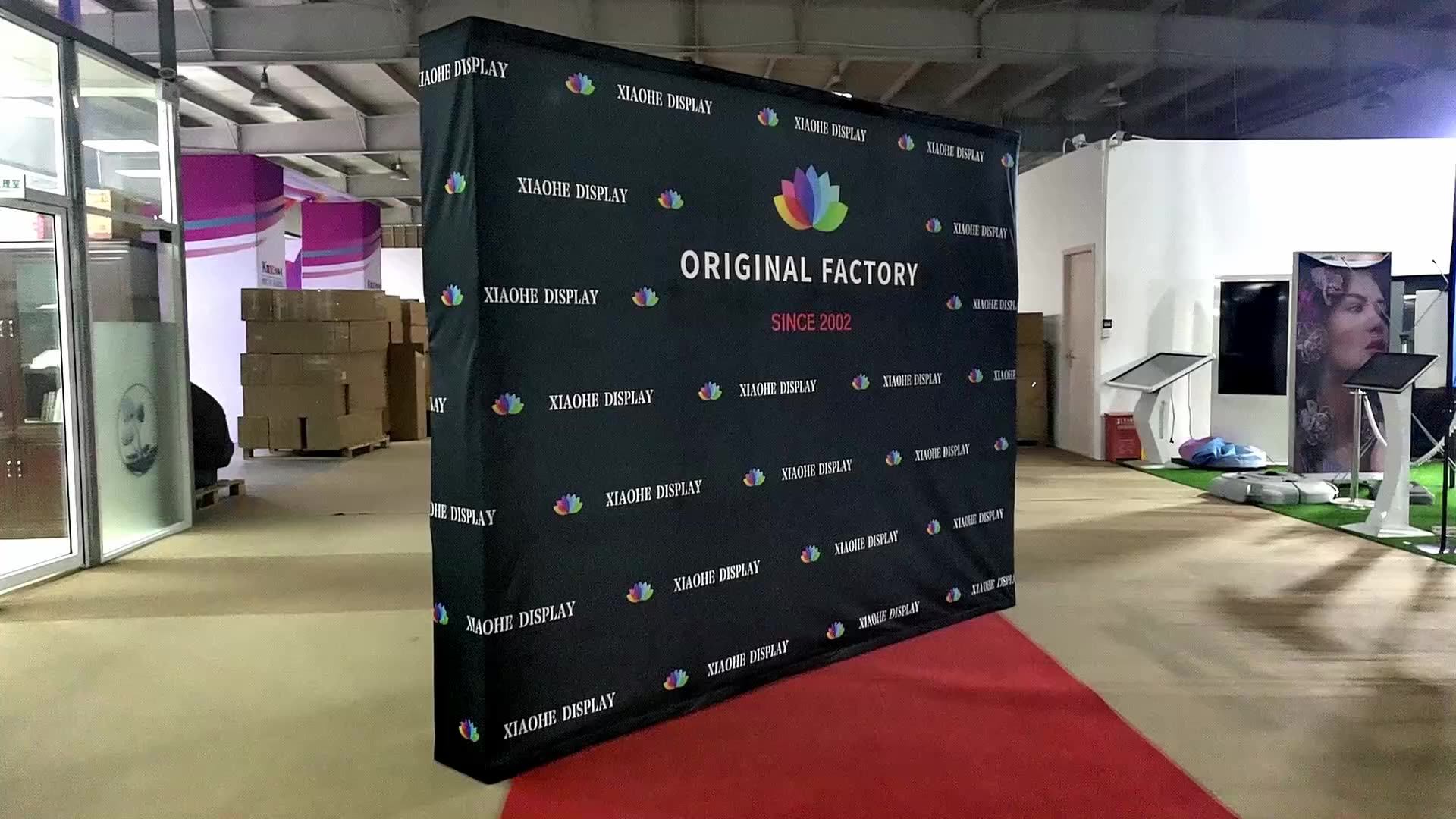 Foldable Aluminium Frame Portable Backwall Tension Fabric Photo Booth ...