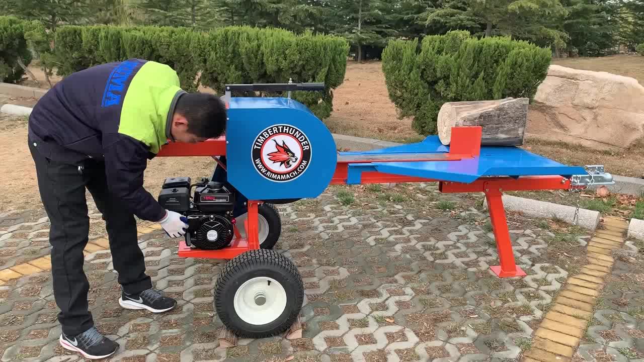 Gasoline/electric Super Split Log Splitter - Buy Horizontal Wood ...