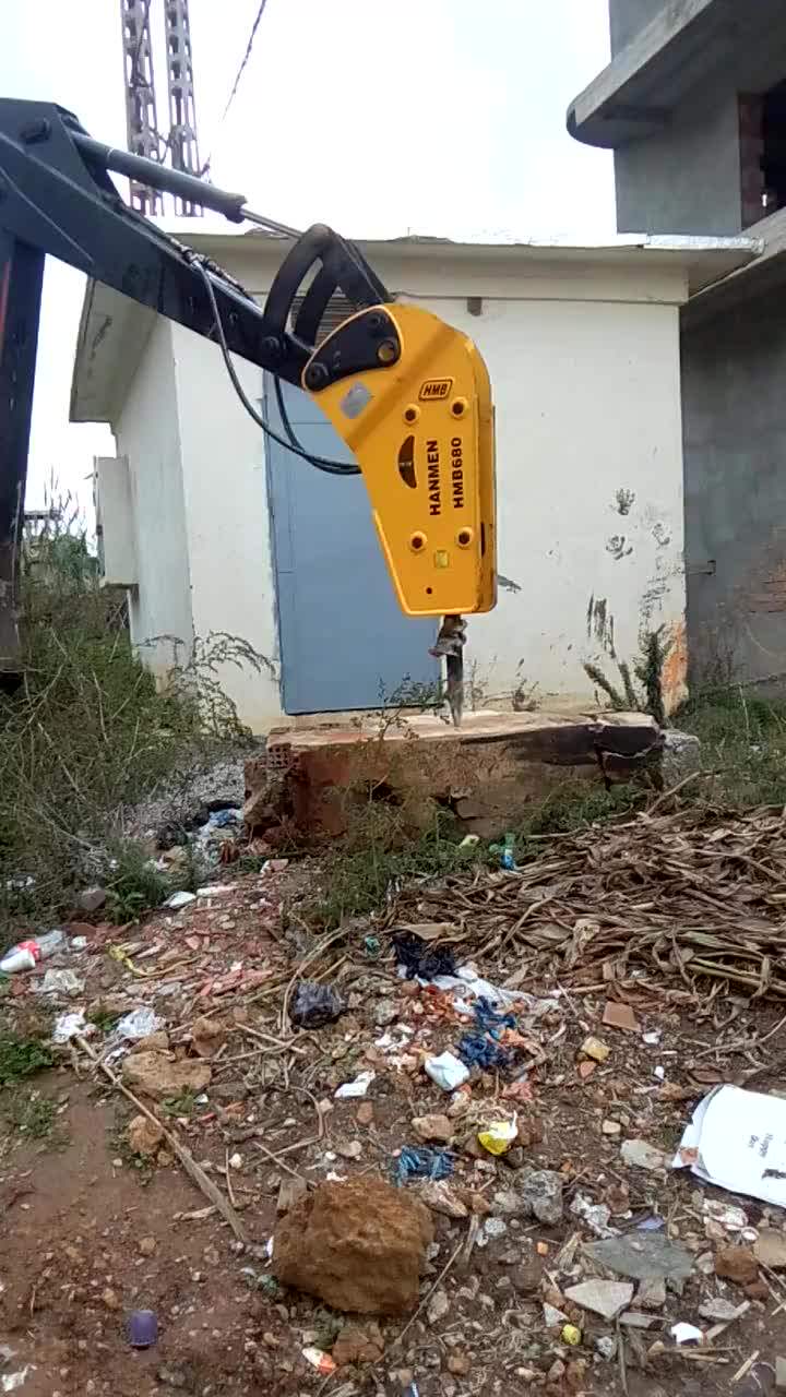 Backhoe Loader Hydraulic Hammer Rock Breaker Breaker For Mountain ...