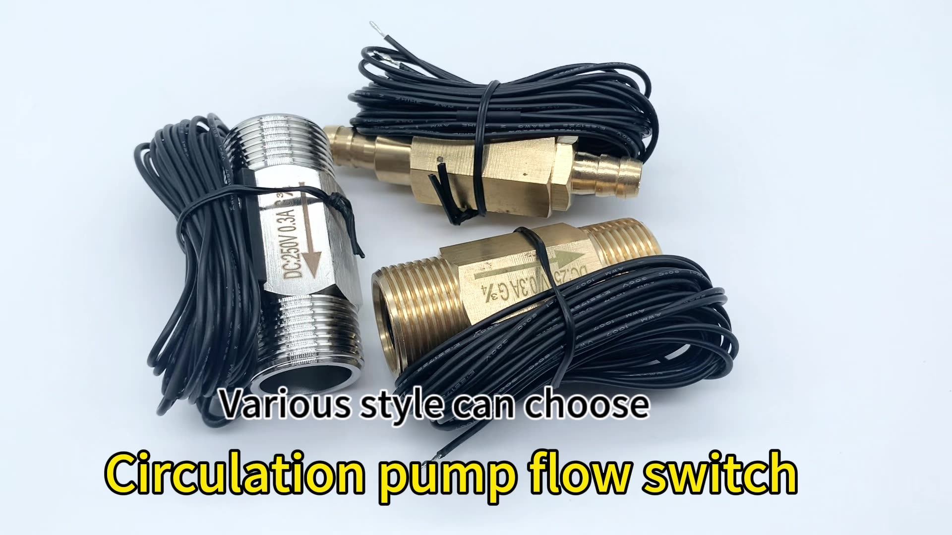 Stainless Steel Dn15 Flow Switch Reed Sensor Customized Of Water Heater ...