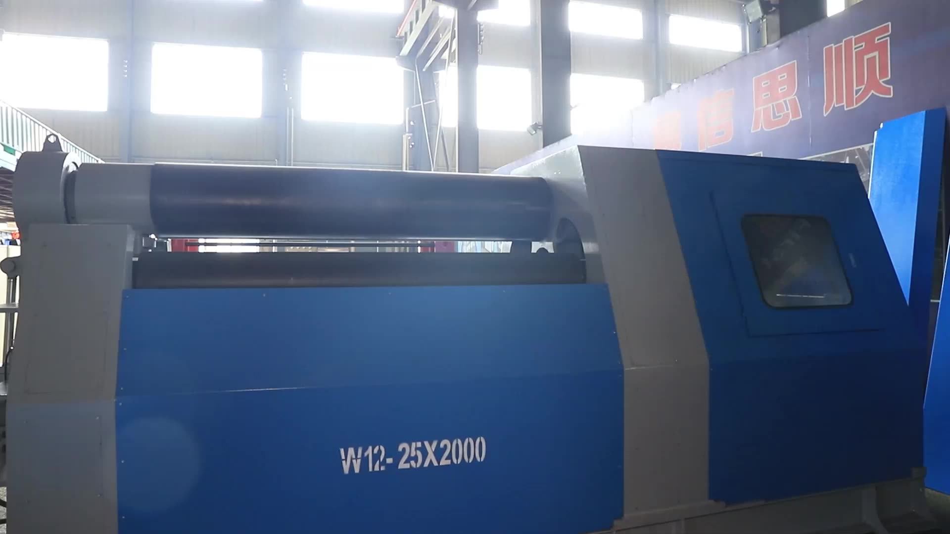 Hydraulic Cnc 4-roller Metal Sheet Plate Bending Rolling Machine 4 ...