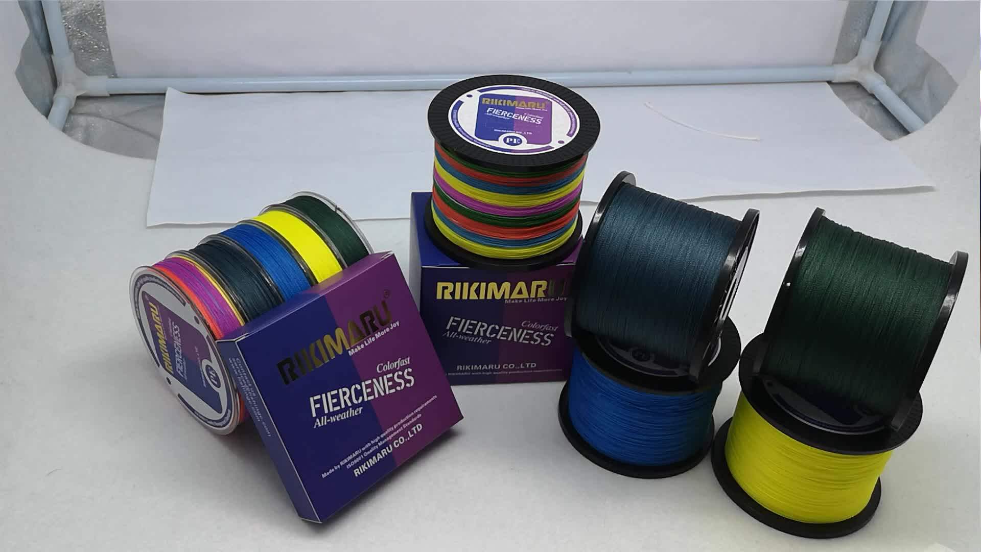 100m And 500m 4 Strands 10lb-100lb Deep Sea Pe Line Multifilament ...