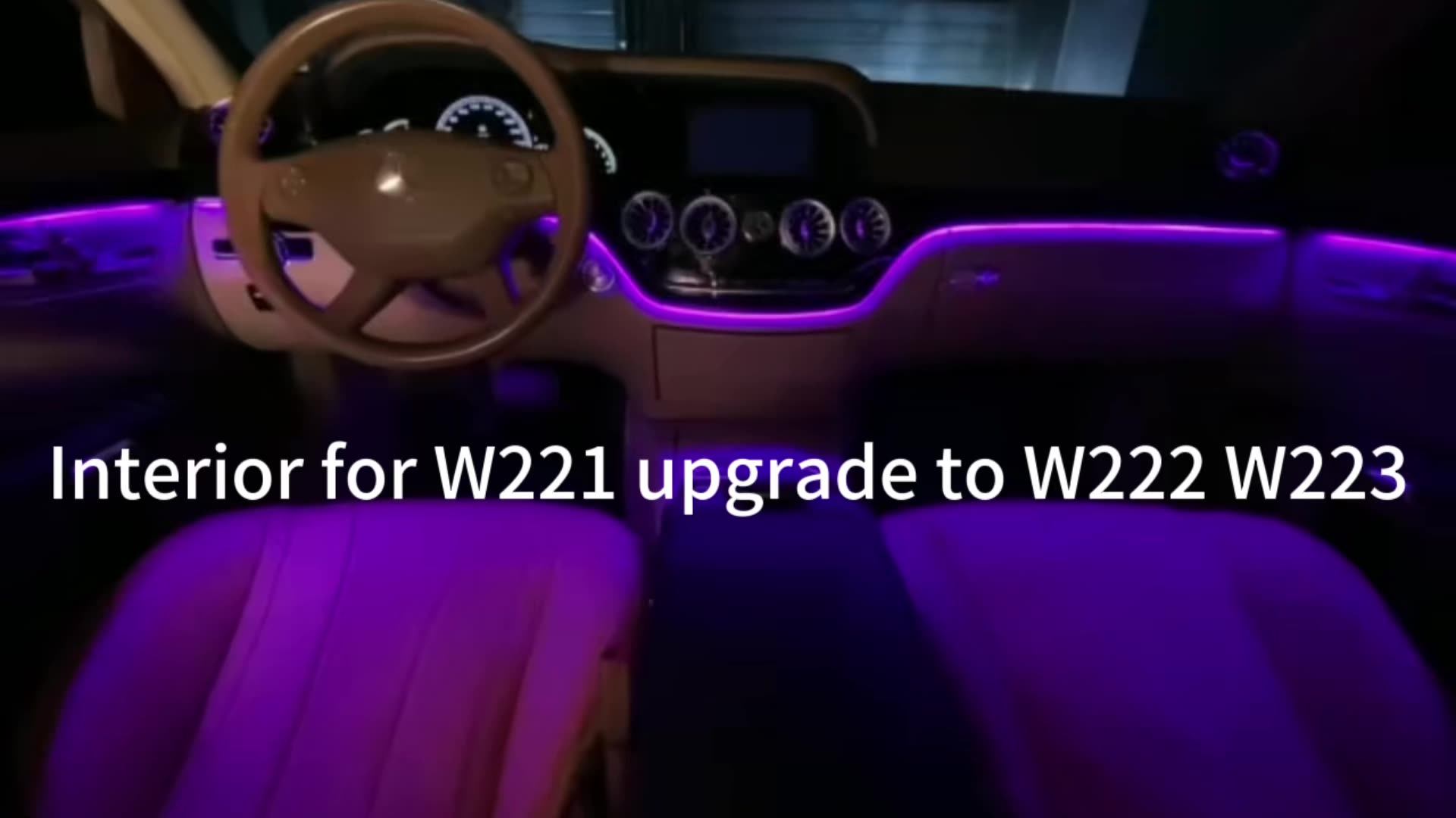 W221 Upgrade To W222 Interior For Benz W221 S600 S500 S350 Upgrade W222 ...