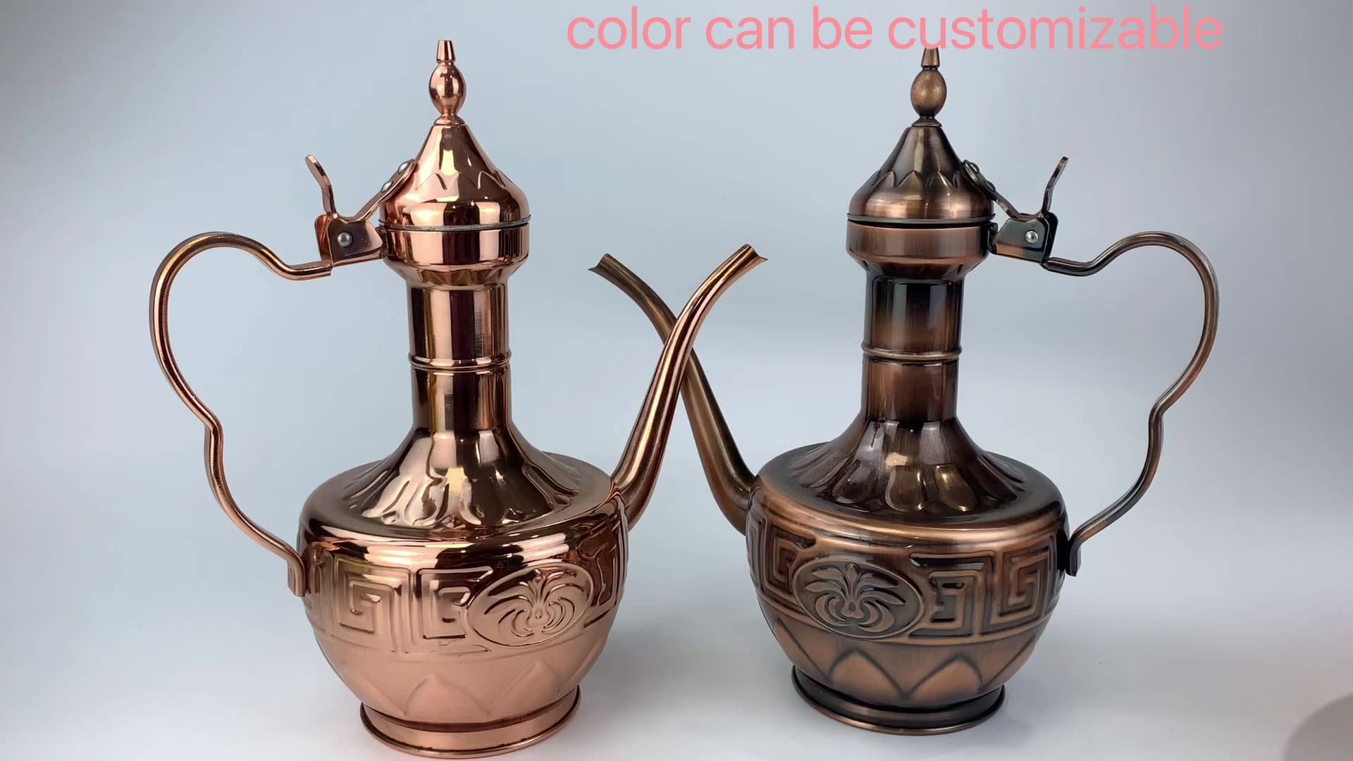 Arabic Luxury Style Stainless Steel Golden Color Washing Kettle With ...