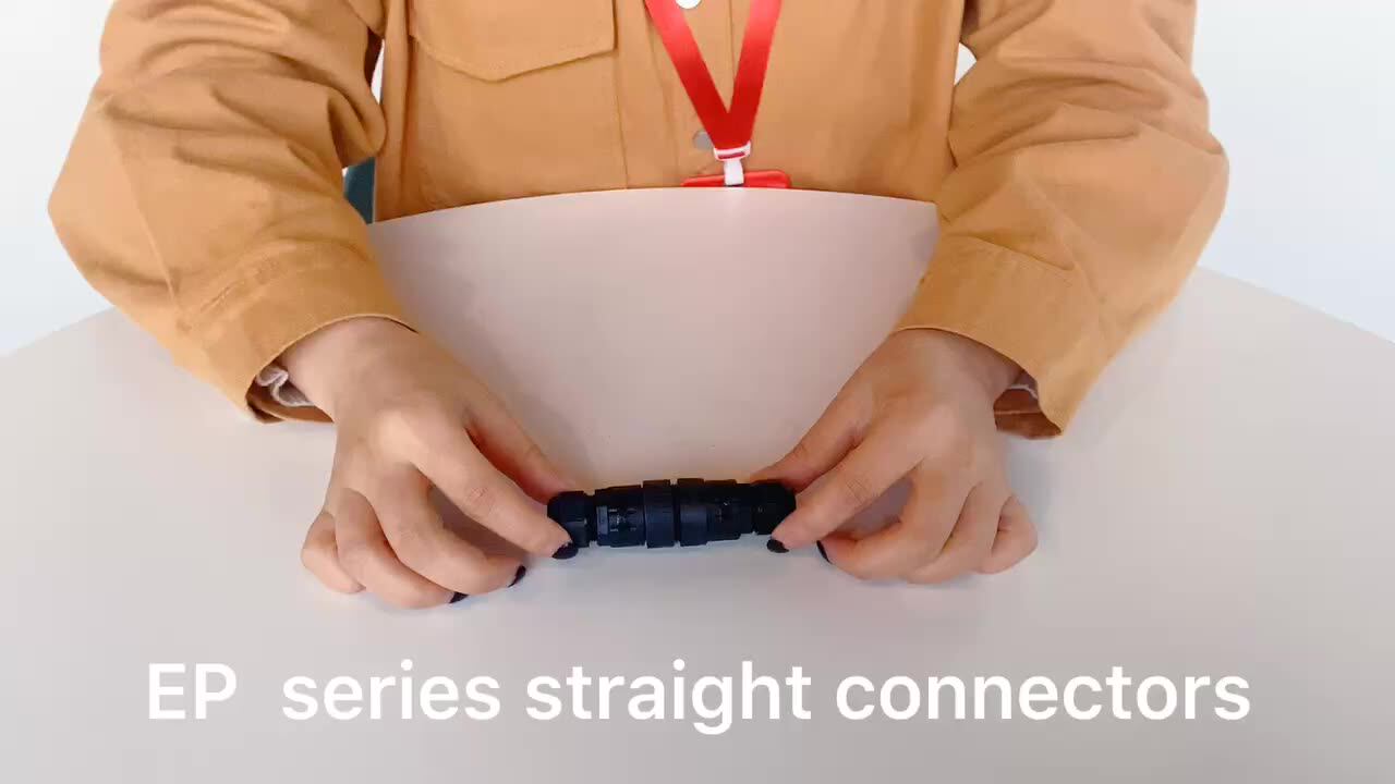 Outdoor 2 Pin Male Connector Waterproof Power Cable Pa66 Gf15 Connector ...