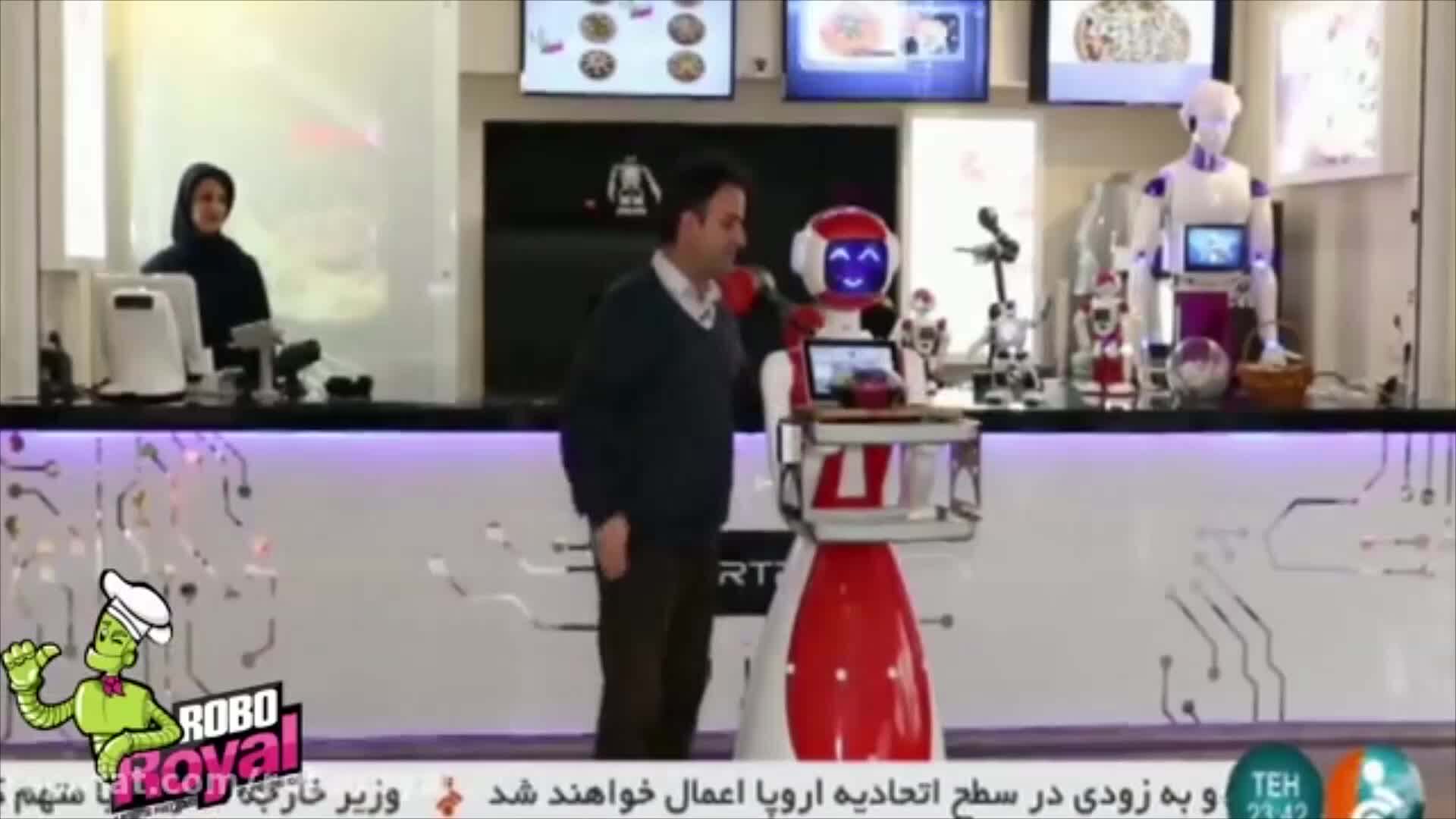 Restaurant Hotel Fast Food Smart Delivery Robot Intelligent Service ...