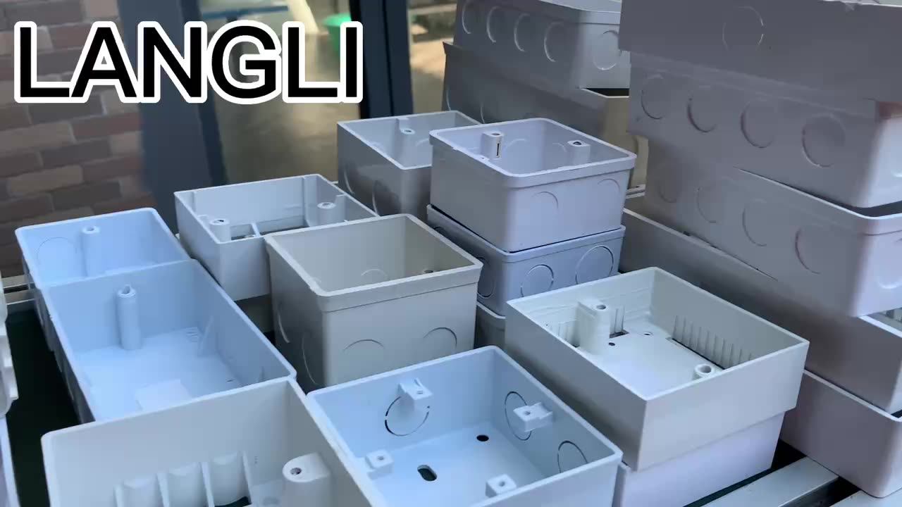 Project Enclosure White Junction Plastic Safety Socket Switch Bottom ...