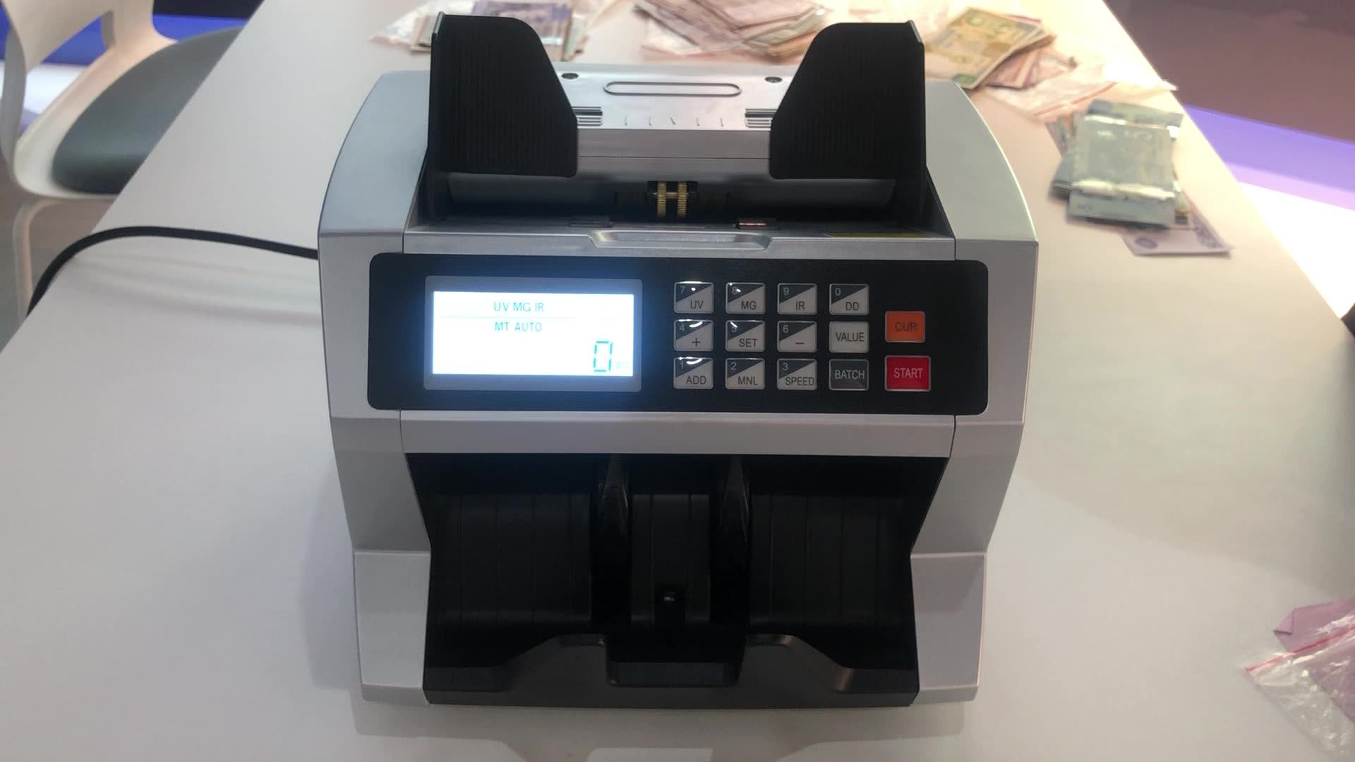 AL-170 euro usd Mix Value Currency Counter Note Counting Machine, View ...