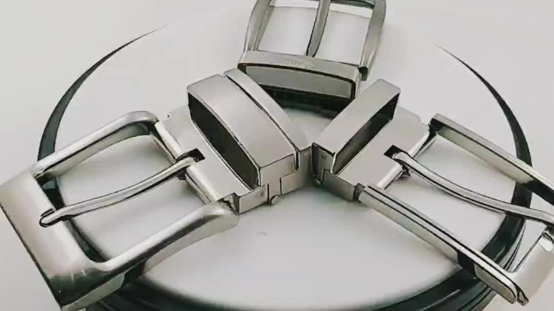 High Quality 35mm Reversible Pin Buckle Zinc Alloy Engraved Customized ...