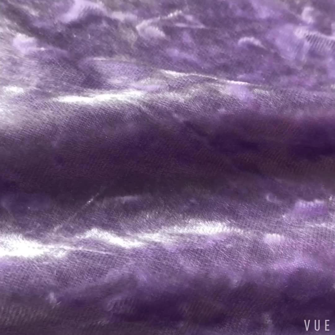 4 Way Stretch Shiny Crushed Polyester Spandex Velvet Ice Velvet Fabric ...