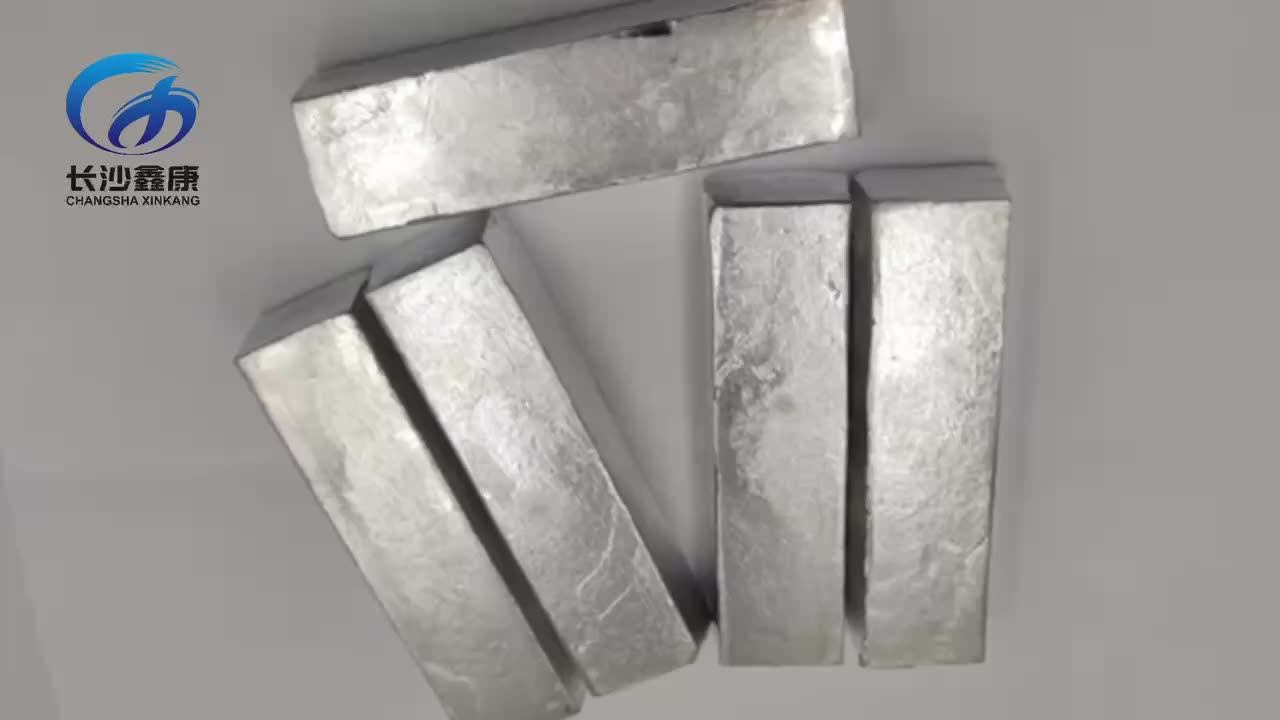 Hot Products Indium Ingot Indium Bars 99.995% Good Plasticity Good ...