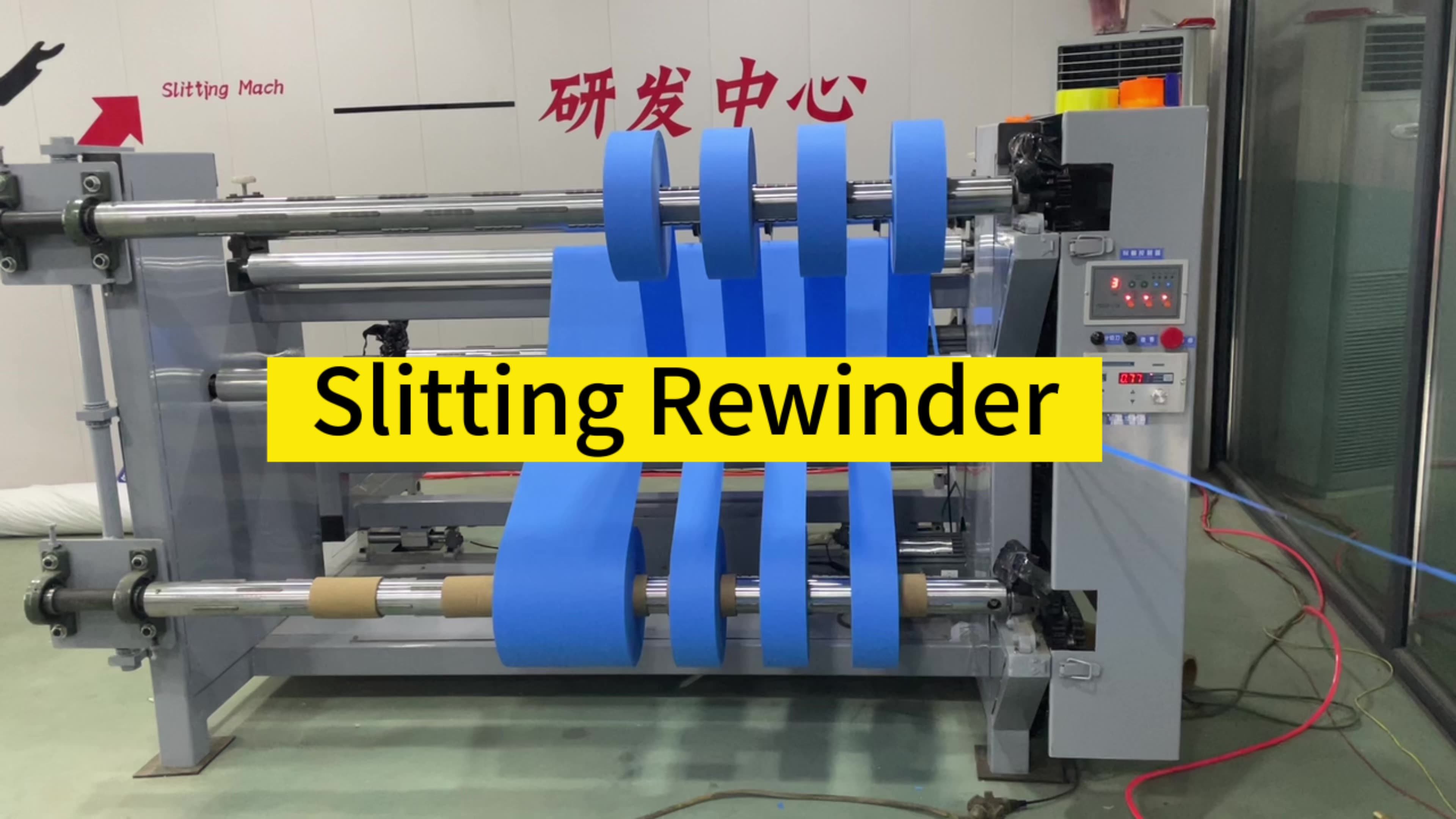 Automatic Winding Film Slitting Machine Rewinding And Slitting Rewinder ...