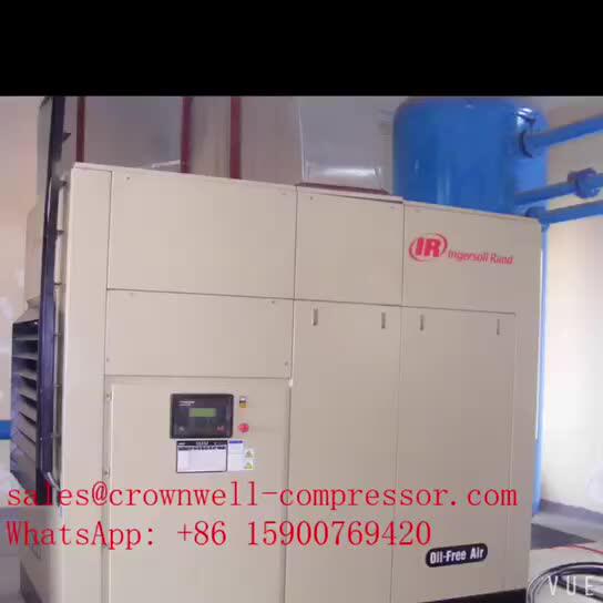 Ingersoll Rand Sierra Oil-free Hh125 Hh150 Hh200 Hh250 2 Stage Screw ...