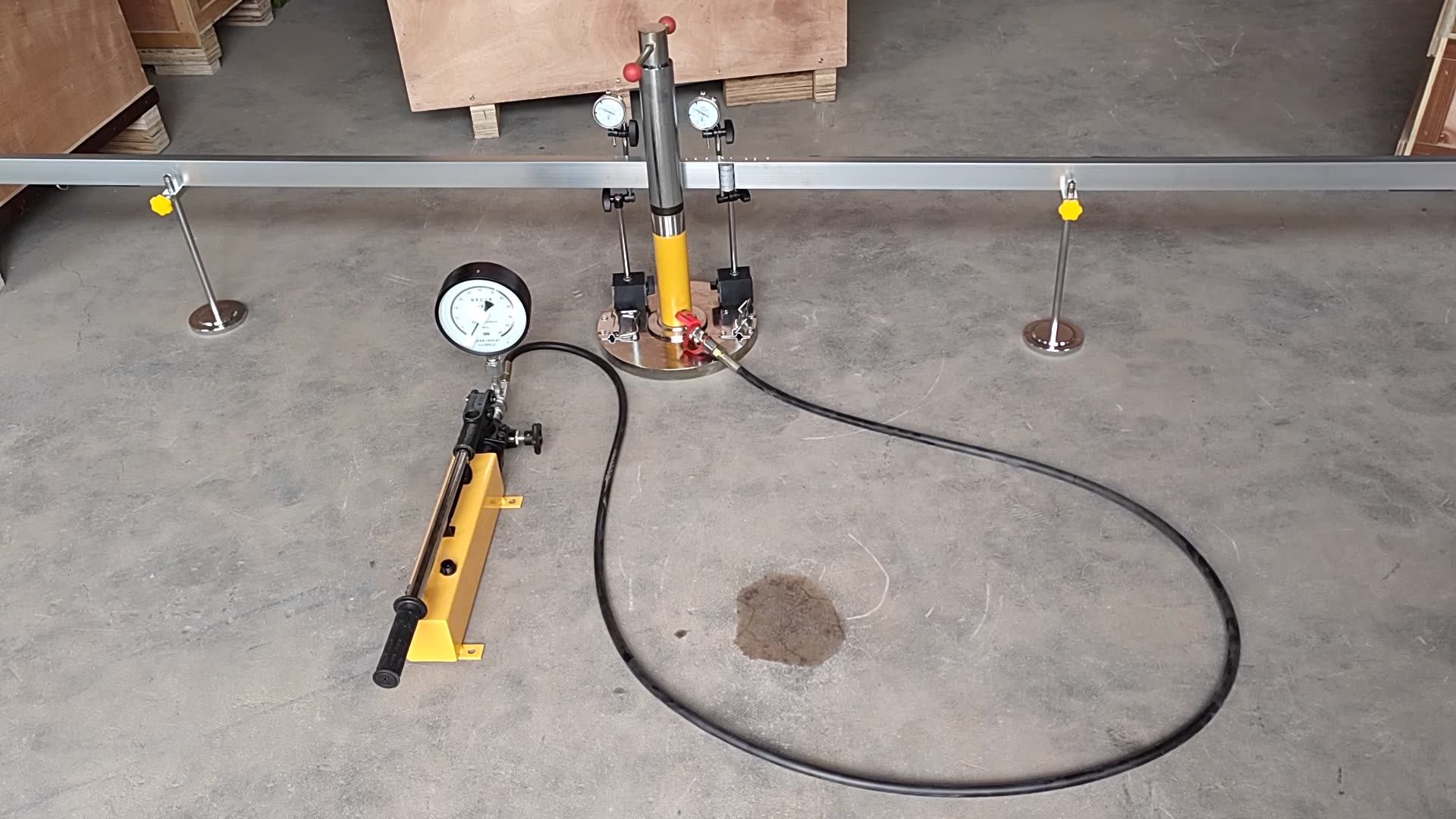 Soil Plate Load Test Apparatus Soil Bearing Testing Equipment - Buy ...