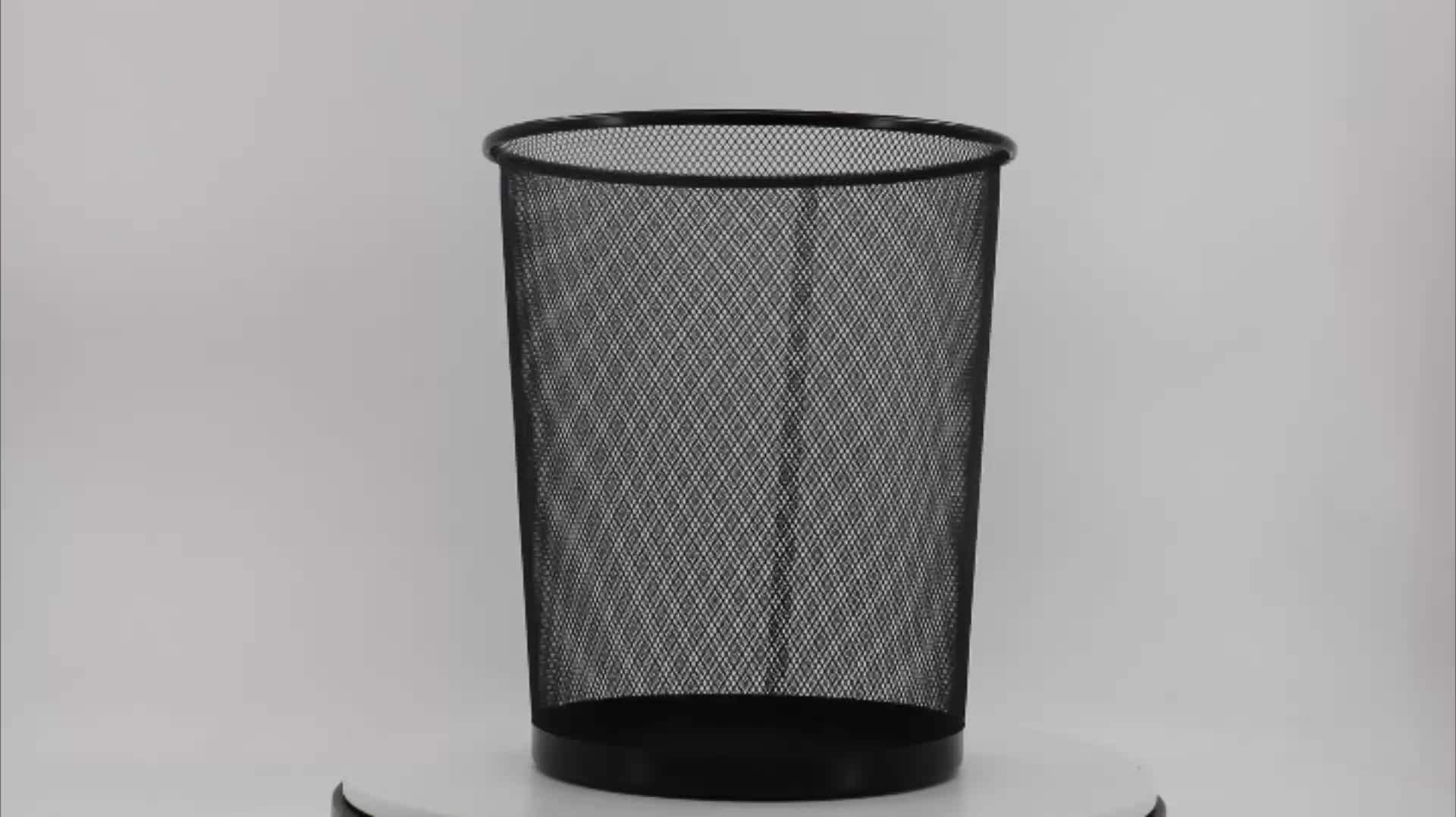 Office Home Hotel Room Kitchen Or Outdoor Black Pop Up Open Top Wire ...