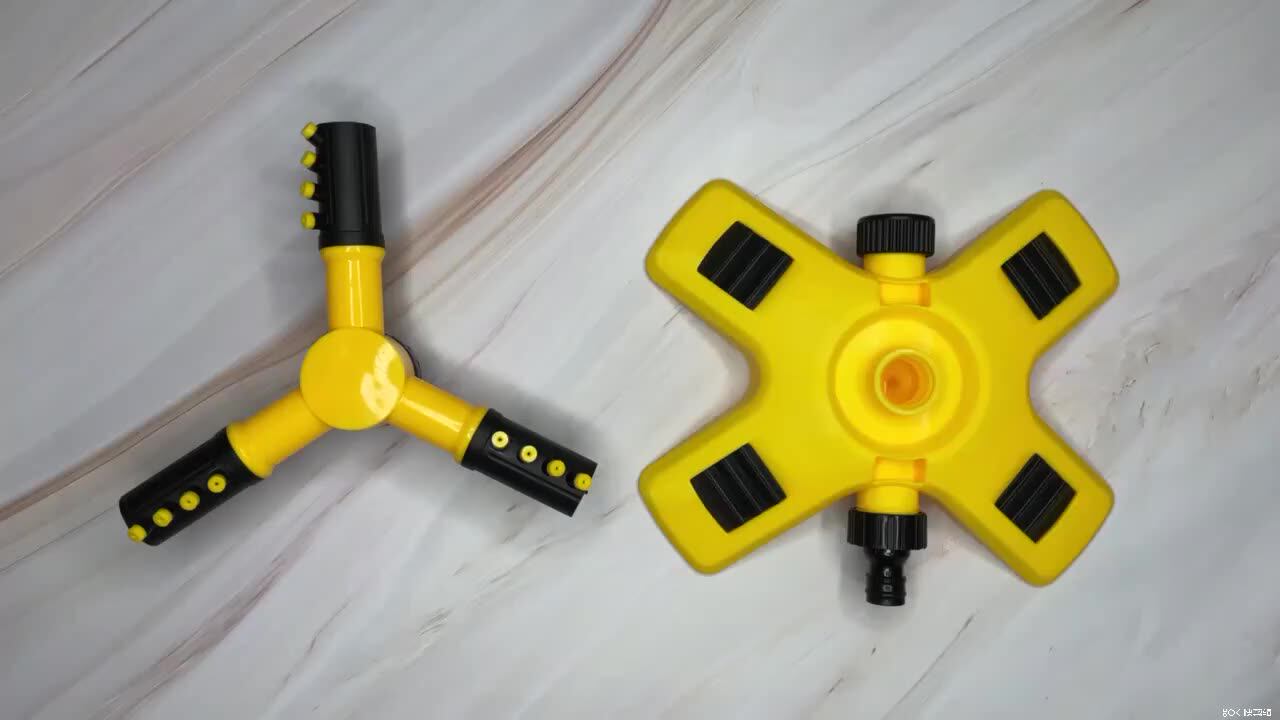 360 Automatic Rotation Vortex Sprinkler Water Irrigation System Garden ...