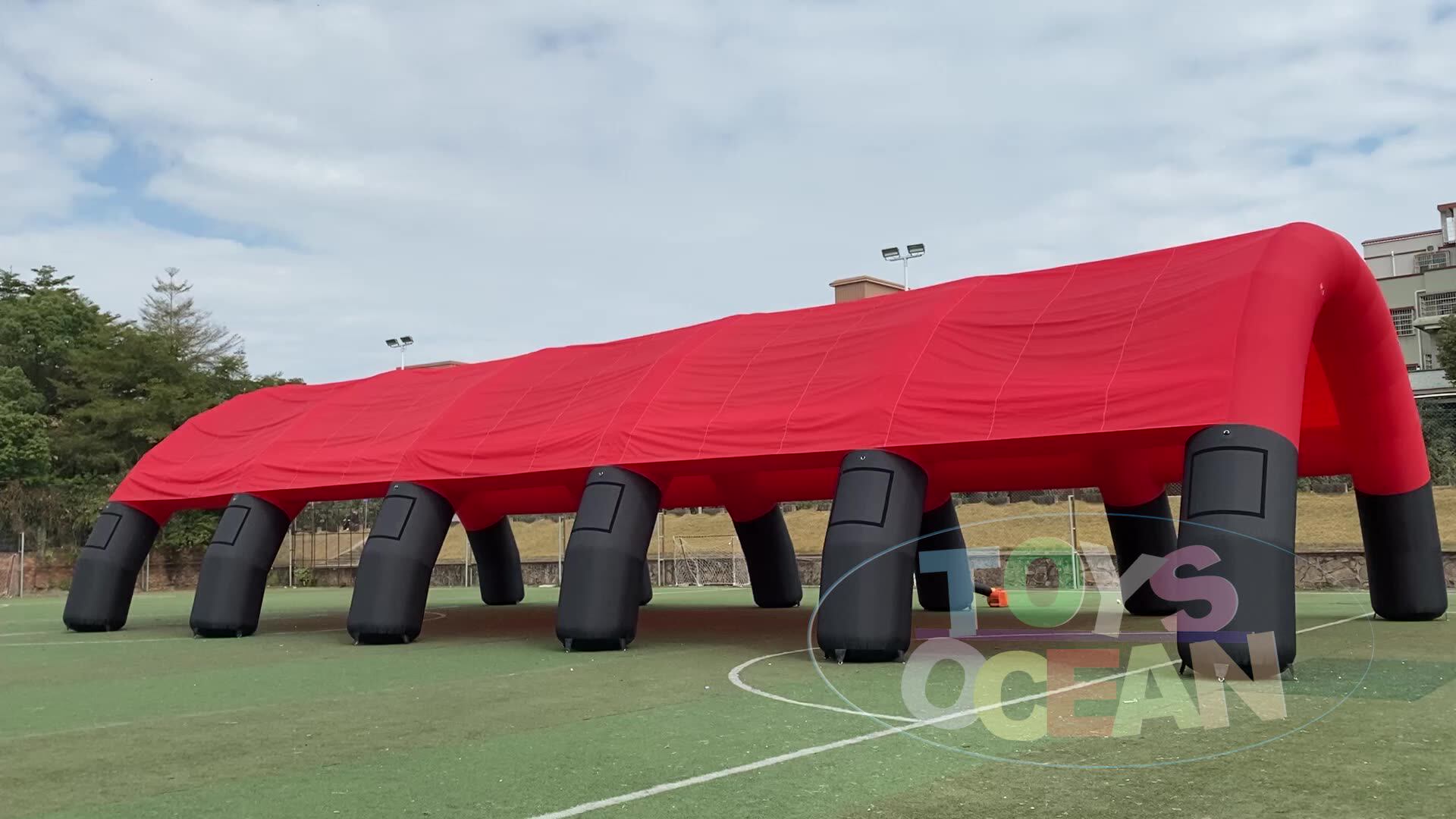 Outdoor Large Football Stadium Tent Inflatable Bunker Tent Inflatable ...