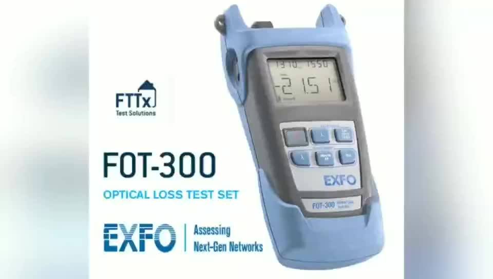 New Canada Exfo Fot-300 Optical Loss Test Set Optic Fiber Tester Fot ...