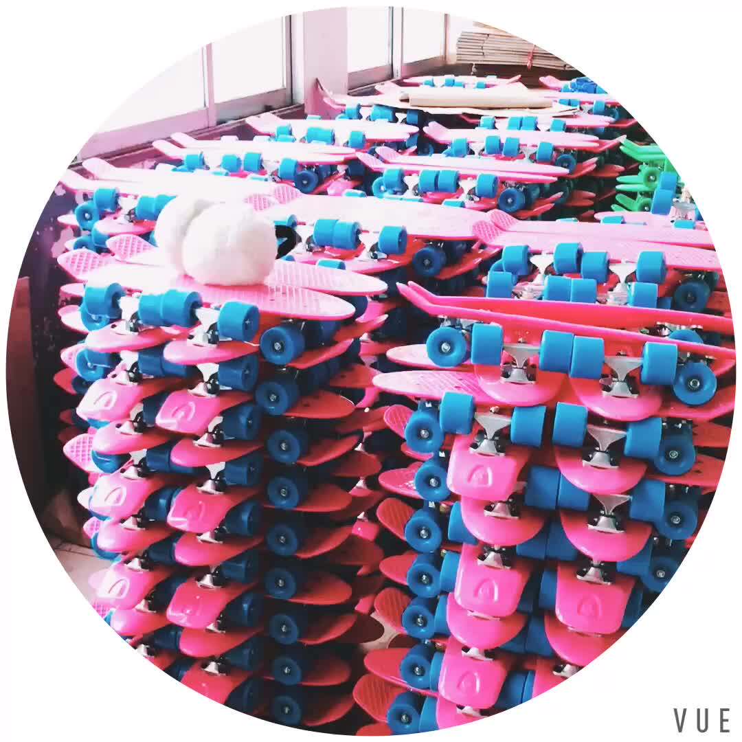 22'' Led Flash Skateboard Pc Deck Transparent Skateboards With Led ...