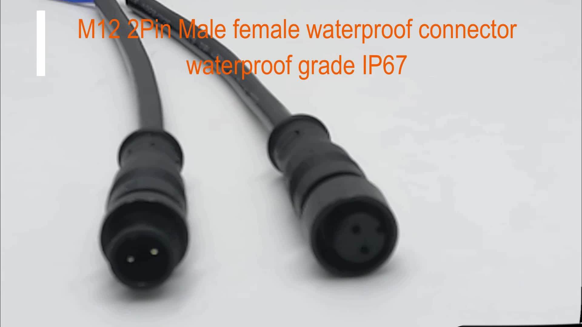 M8 M12 M16 M18 M20 Waterproof Connector 3 Pin 3 Core Ip65 Ip67 Ip68 ...