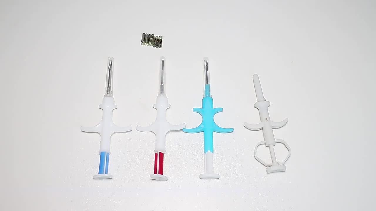 Transponder Microchips Pet Rfid Tags Syringe Animal Glass Tube Injector ...