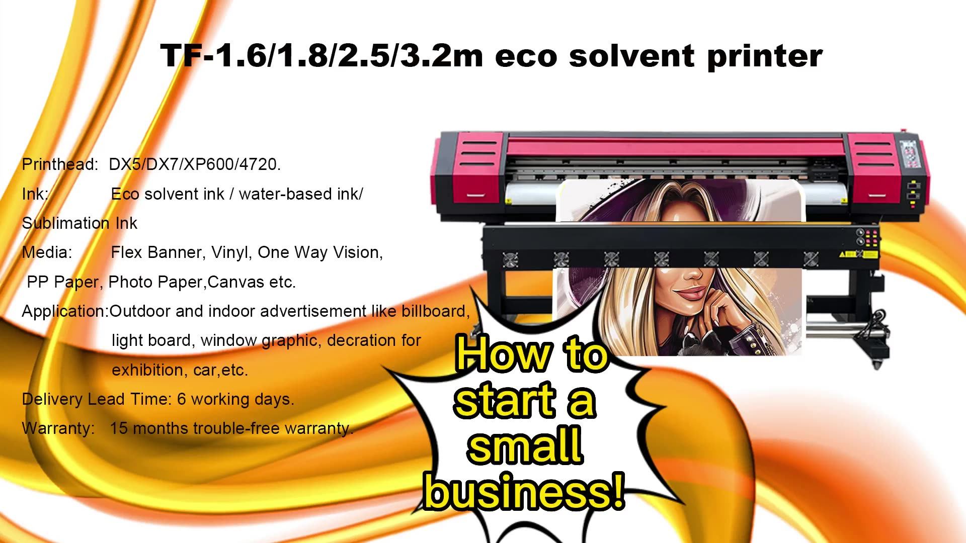 Eco Solvent Printer Sublimasion 24 Inch Printer For Sublimation 0.7m ...