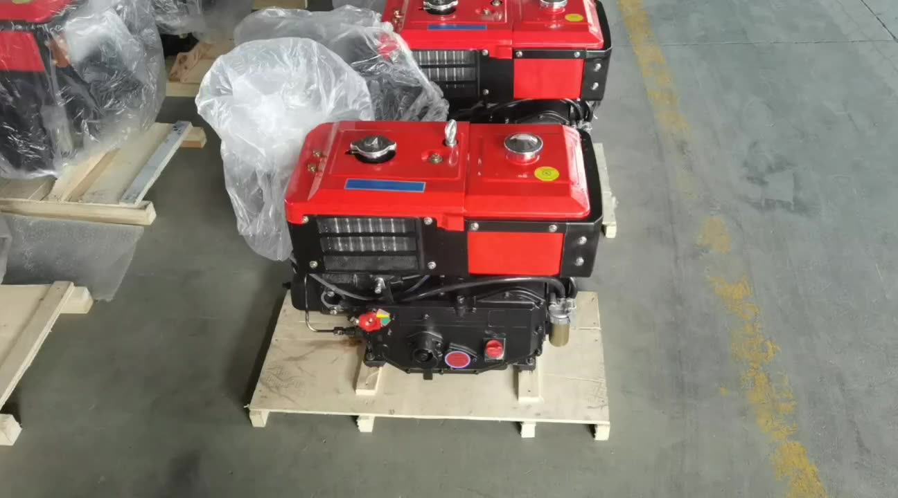 18hp Two Wheels Walking Hand Tractor 18hp With Rotary Tiller Rotovator ...