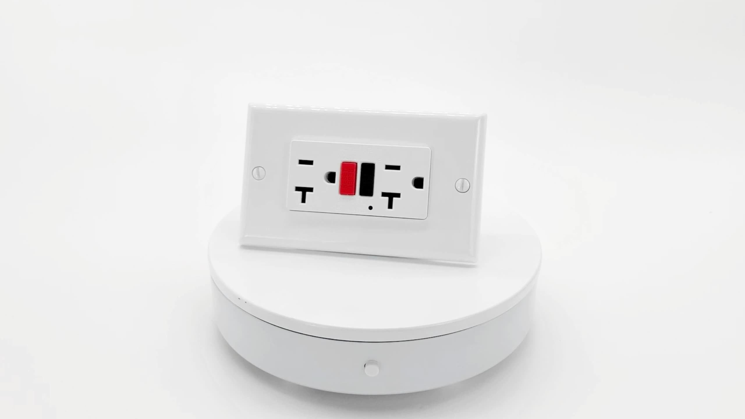 Gfci 20a 125v Ground Fault Leakage Protection Socket Us Plugs Wall ...