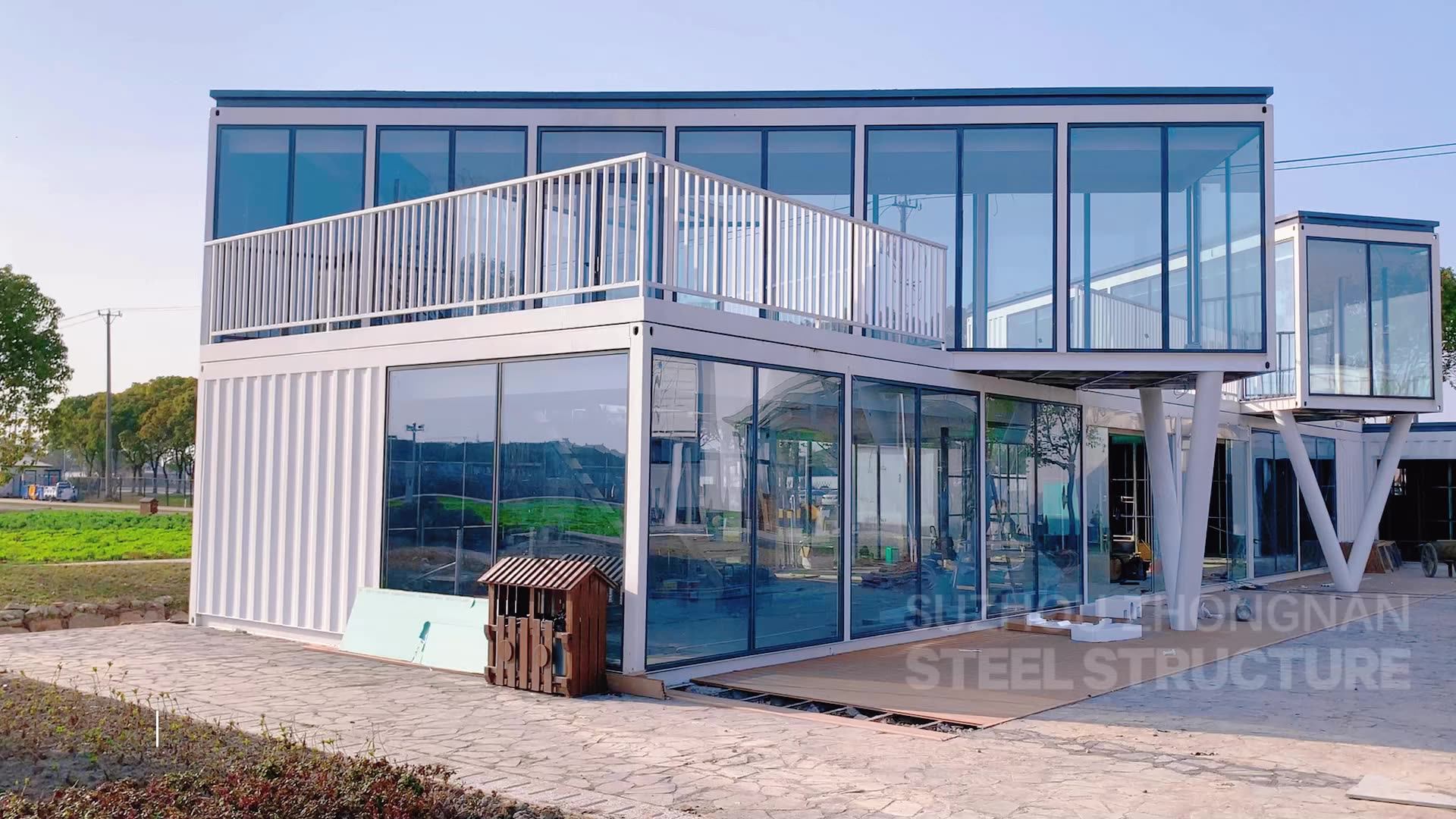 20ft 40ft Prefab Shipping Container Bar Coffee Kiosk House Home ...