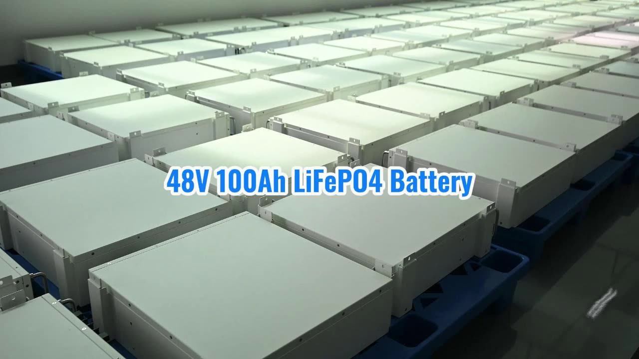 Stacked Lifepo4 Rack Mounted Battery Deep Cycles 51.2v 100ah 5kw 16s ...