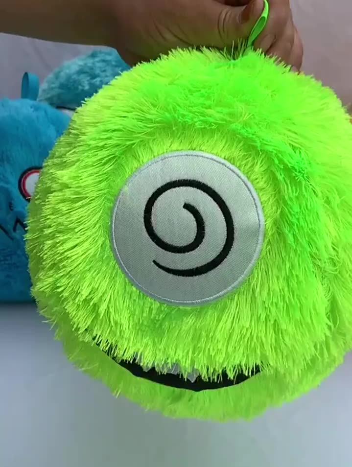 Inflatable Fuzzy Ball Plush Bouncing Ball Inflatable Fluffy Ball For ...