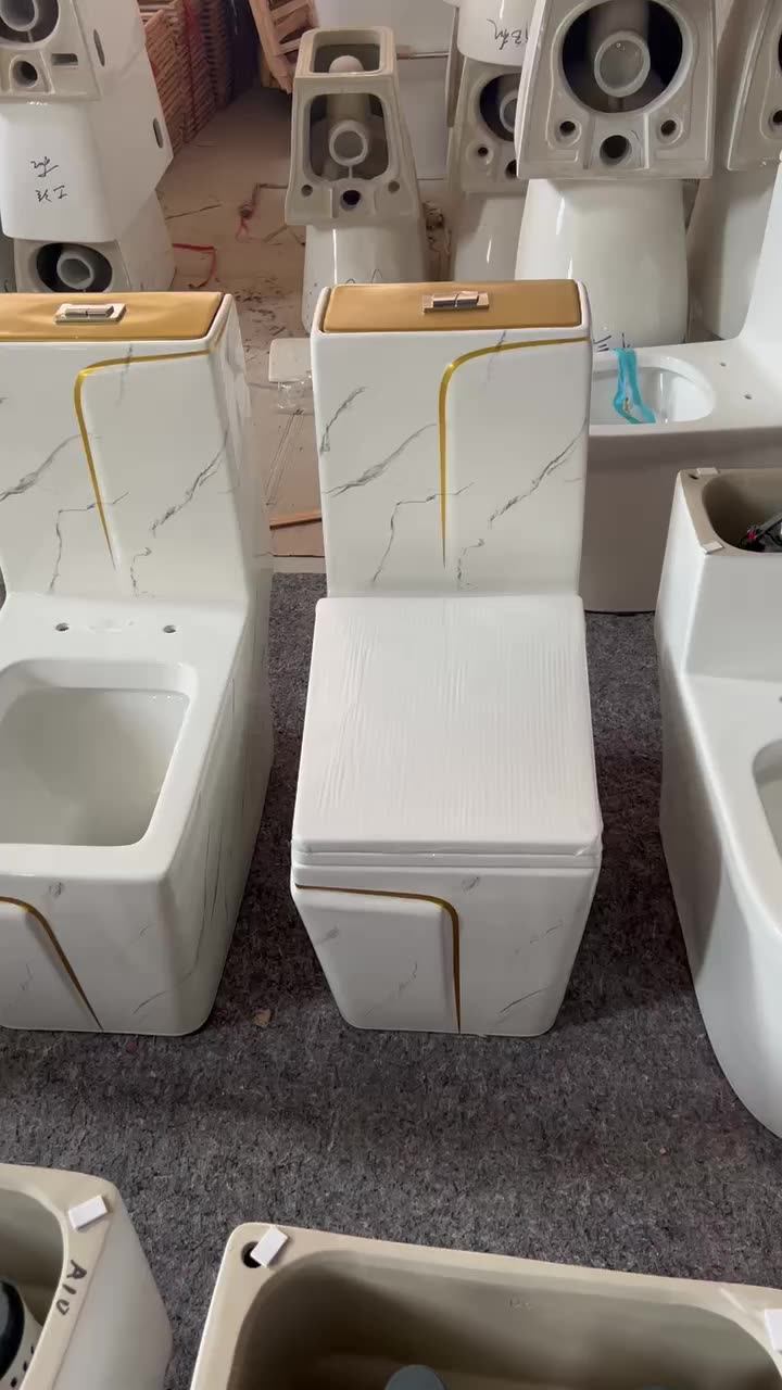 Modern Hotel Commode Bathroom Sanitary Ware Wc One Piece Ceramic Marble ...
