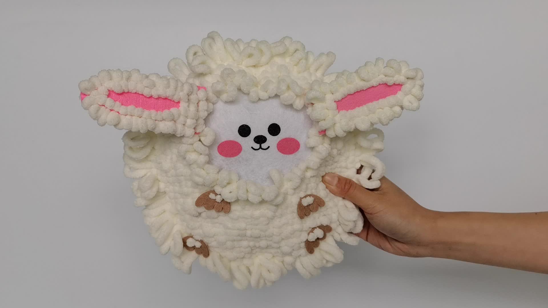 Diy Bunny Rabbit Loopies Girls Handmade Educational Plush Creative ...