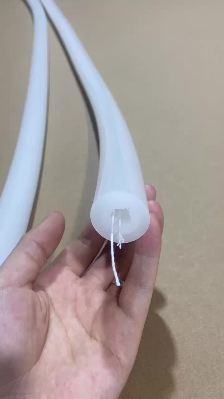 360 Degree Flexible Silicone Extruded Profile Waterproof Led Neon Light ...