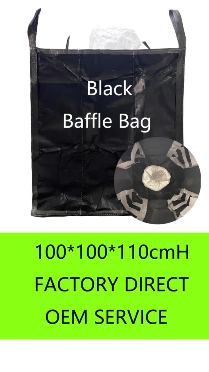 1tonne 1.5ton 2ton Sift-proof Agricultural Fibc Baffle Jumbo Bags Woven ...