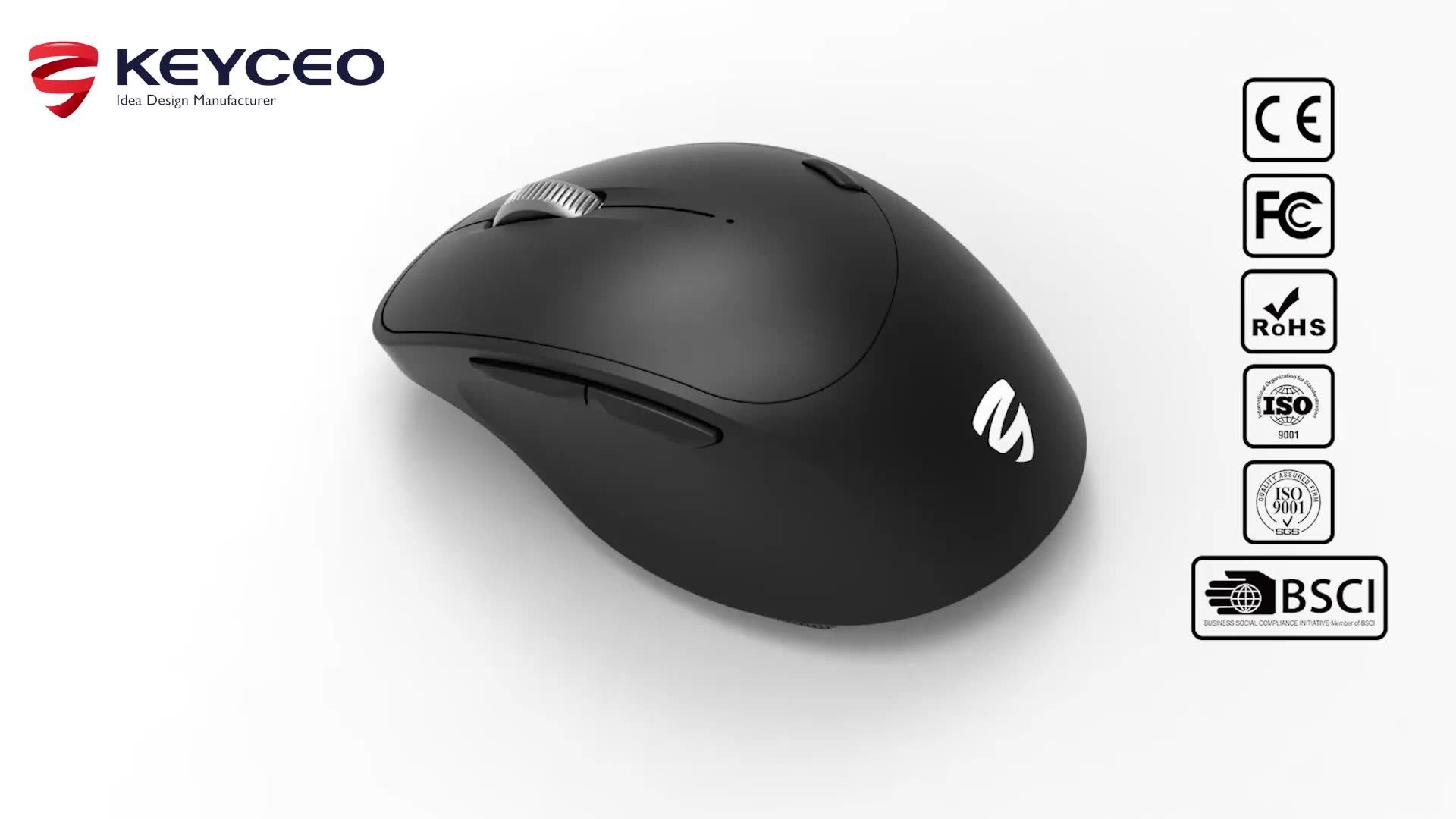 High-end Wireless Two Versions Hot Sale Art Design Ergonomic 2.4g ...