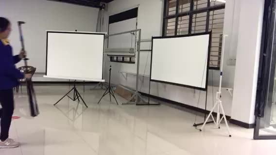 84 Inch Tripod Projector Screen Projection Screen Indoor And Outdoor ...