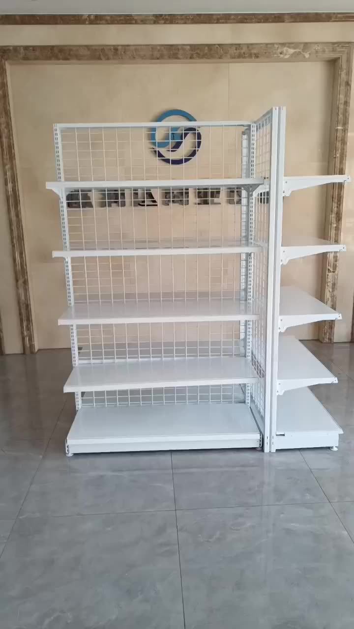 Iron Supermarket Shelf Convenience Store Rack Retail Shelving Systems ...