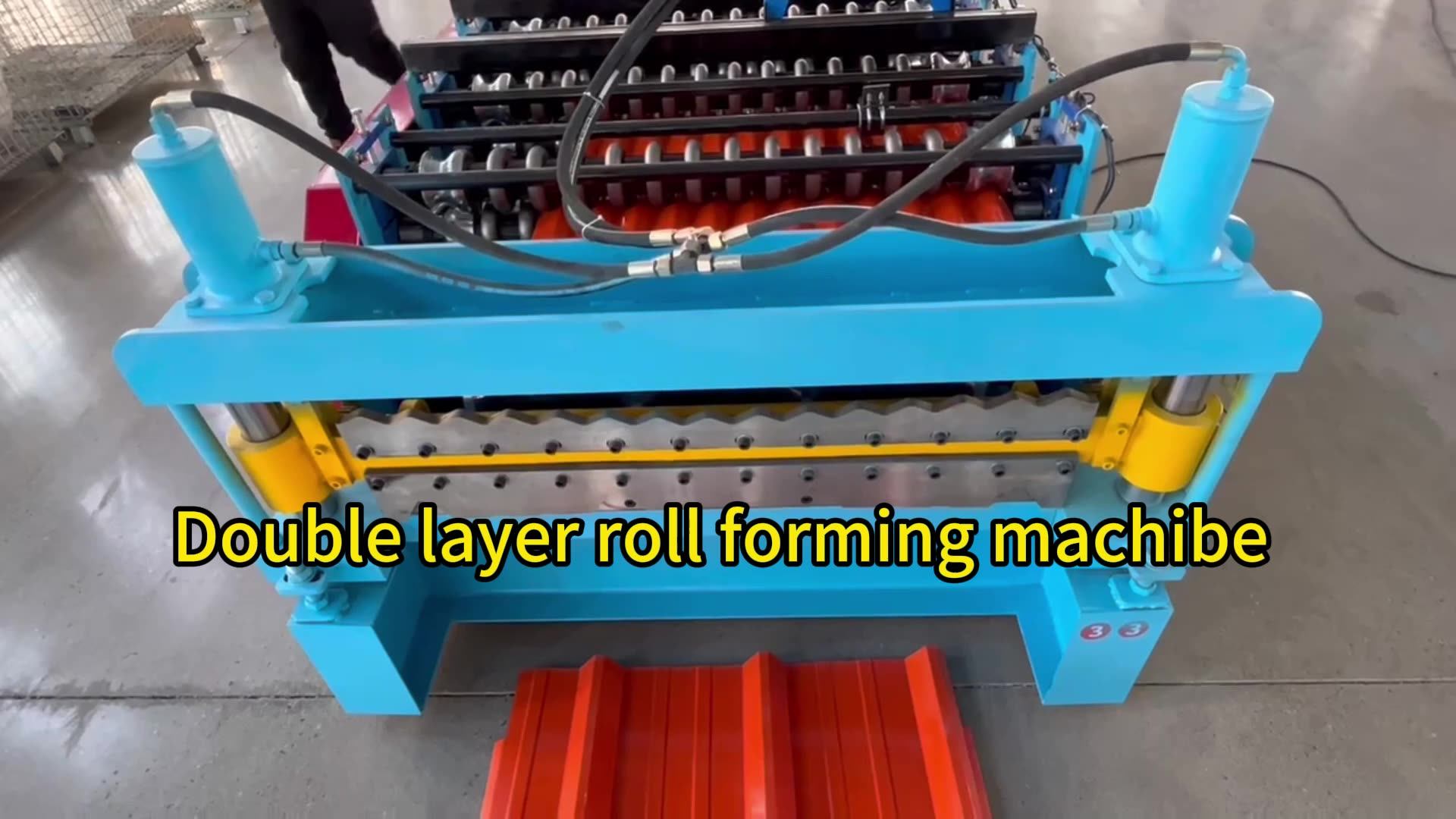 Factory Customized Automatic Color Steel Tr4 Tr5 Double Lager Sheet ...