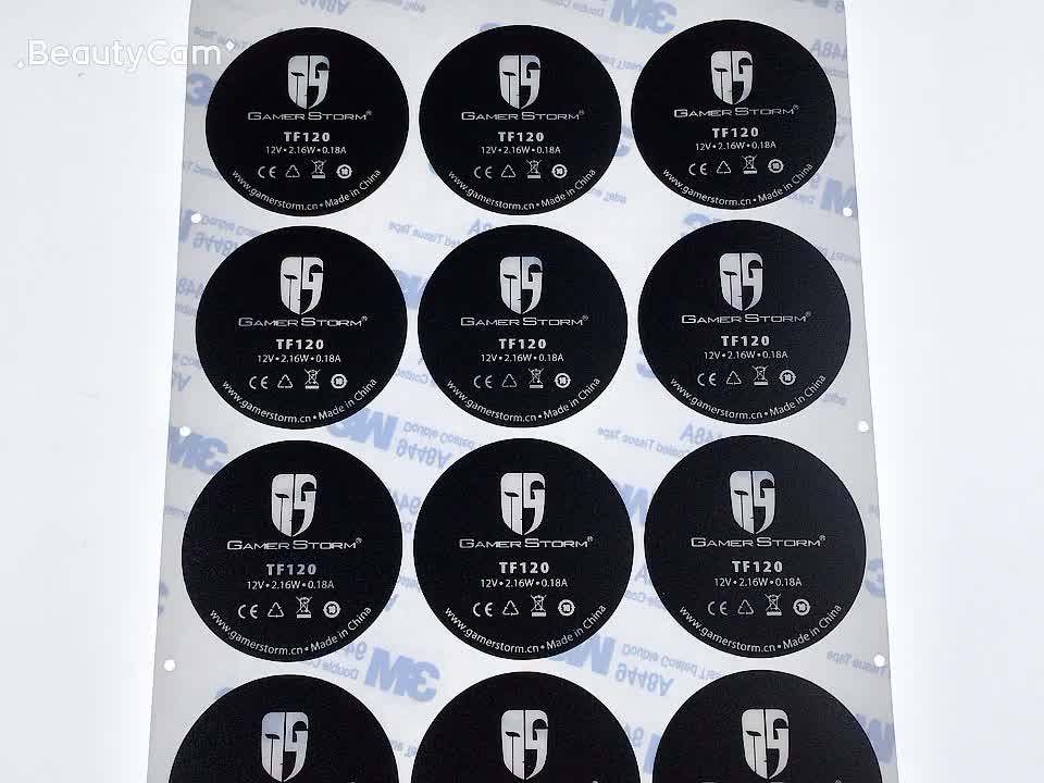 Custom Pc Pet Pvc Polyester/polycarbonate Adhesive Stickers,3m Bottom ...