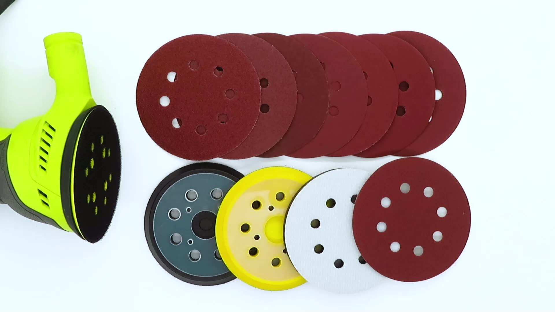 5 Inch 8 Holes 125mm Universal Replacement Backup Hook And Loop ...