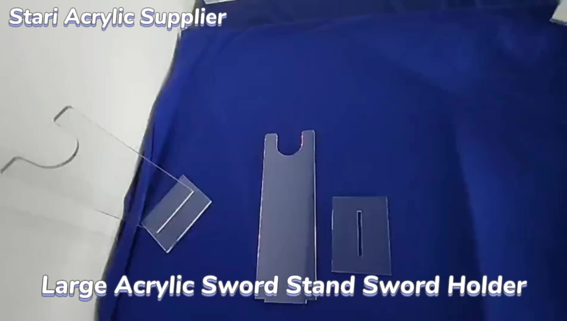 Clear Acrylic Rifle Display Stand Toy Gun Holder Stand Clear Pistols ...