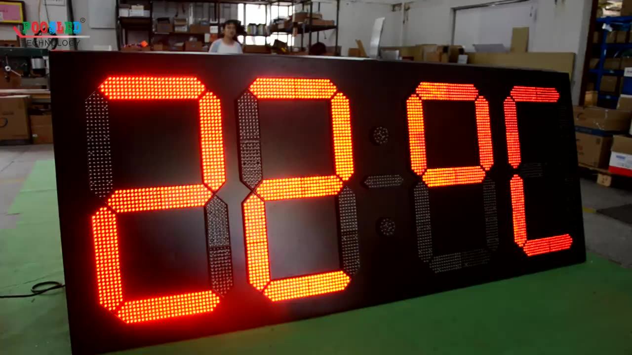 High Brightness Digital Timer Large Led Digital Clock Led Time And ...
