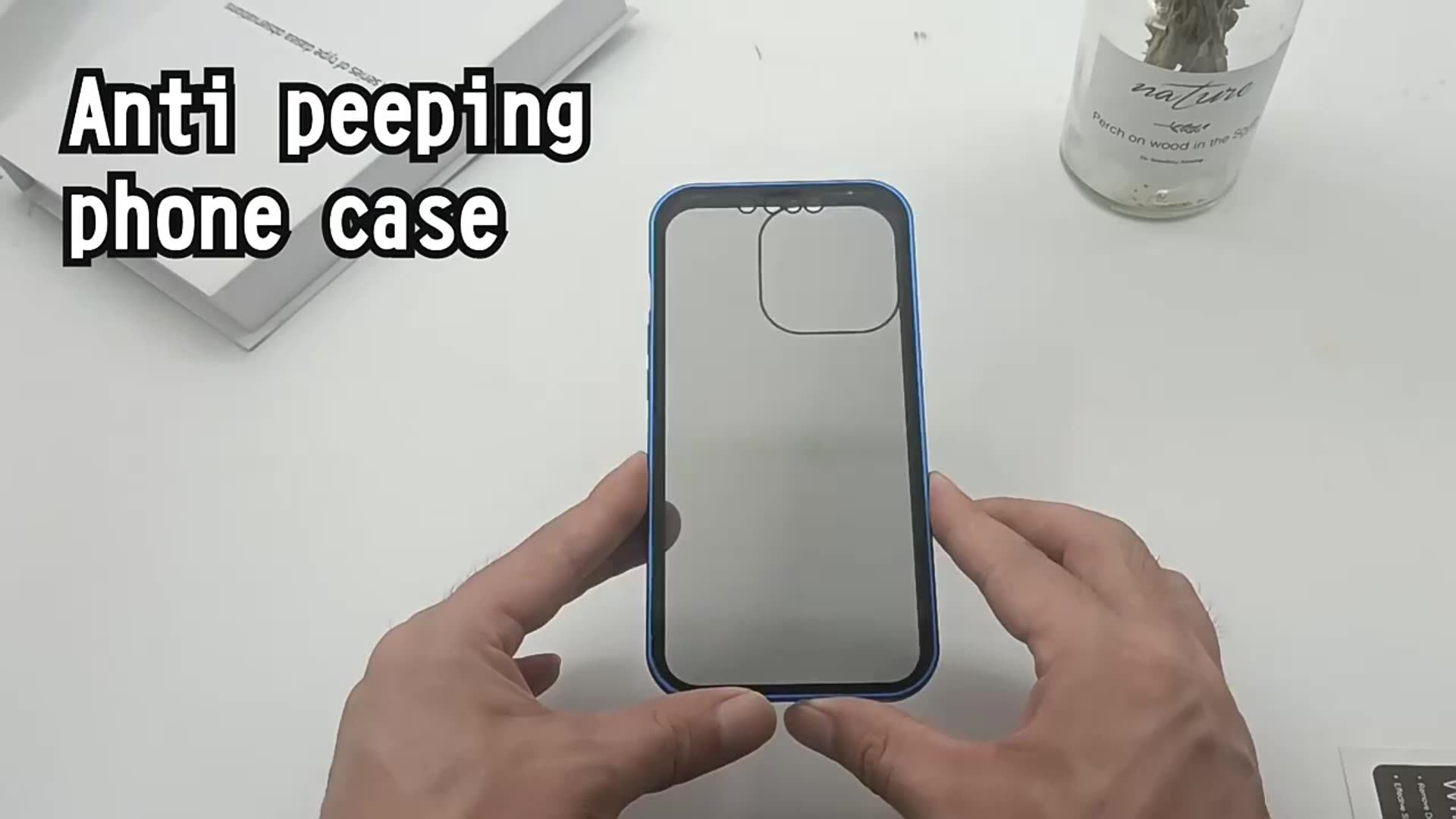 360 Full Cover Privacy Phone Case For Iphone 12 13 14 15 Pro Max ...