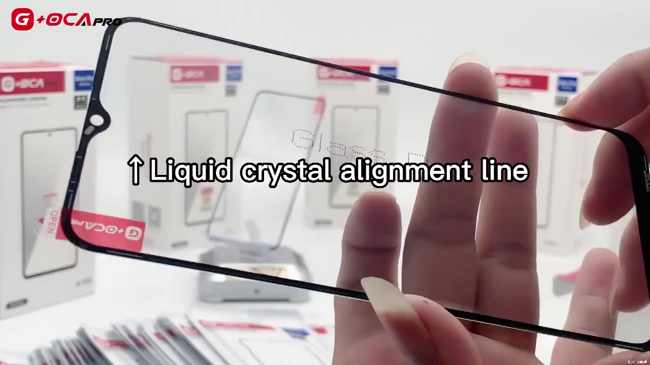 G+oca Flat Phone Front Glass Lens With Oca Glue 2 In 1 For Samung Huawei - Buy Touch Outer ...