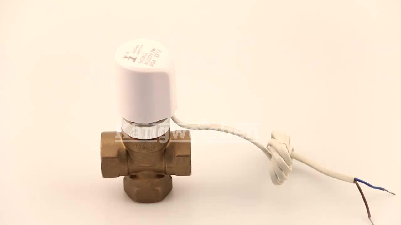 3 Way Central Heating Electric Thermostatic Head Radiator Valve ...