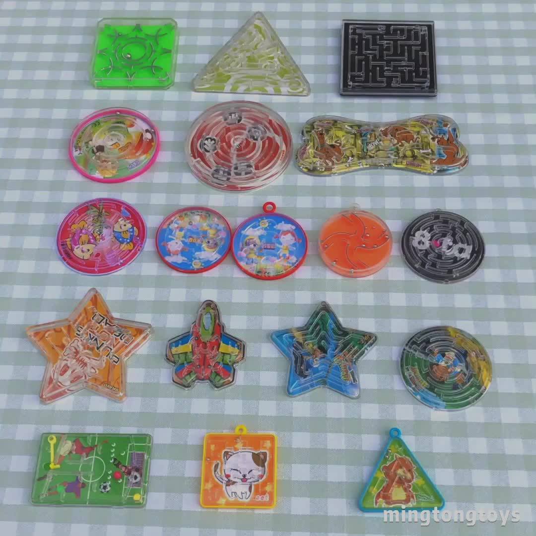 Mini Cute Cartoon Steel Ball Plastic Handheld Maze Game Toy - Buy ...